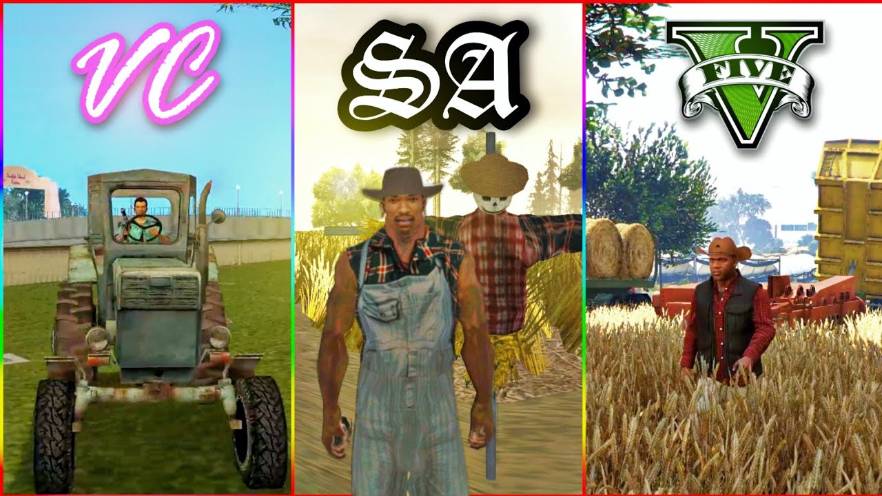 How to Become a FARMER in GTA Games - YouTube