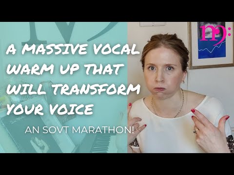 A vocal warm up routine full of fab Semi Occluded Vocal Tract (SOVT) exercises | MusicForMy... Voice
