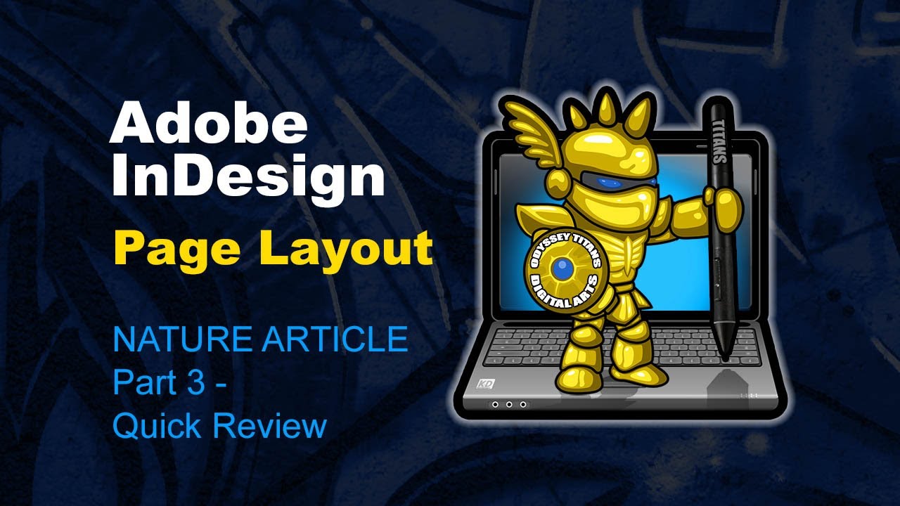 Adobe InDesign - Page Layout - Part 3 - YouTube