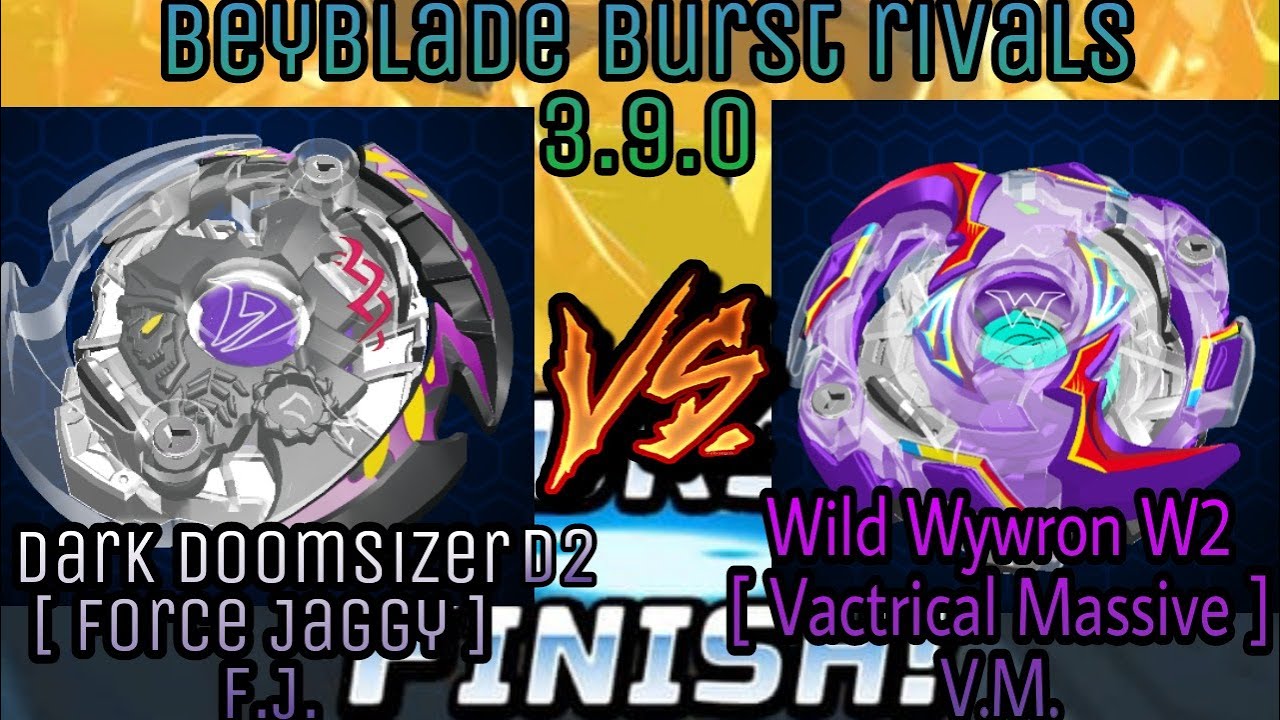 BEYBLADE BURST Quad Drive App Gameplay || Dark doomsizer D2 F.J. VS ...