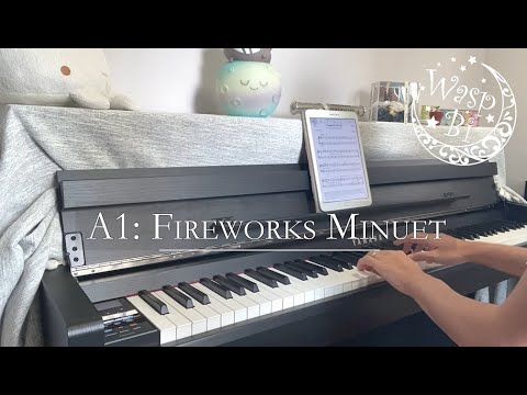 2025-2026 ABRSM Grade 1 Piano Exam /A:1 Fireworks Minuet by G. F ...