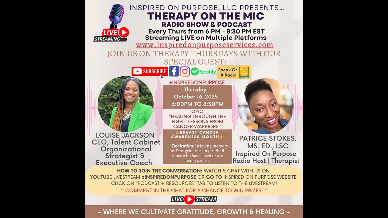 Therapy On the Mic | Healing Through the Fight: Cancer, Resilience ...