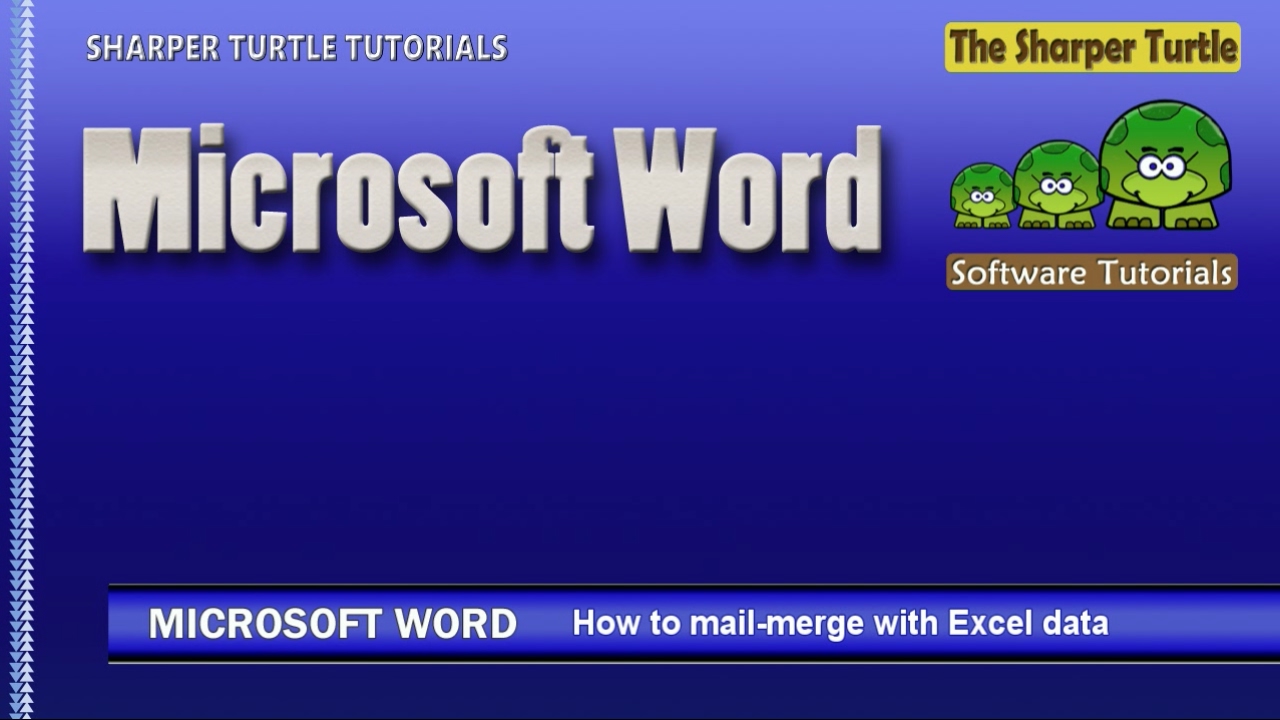 Microsoft Word How To Mail merge With Excel Data YouTube Microsoft Word How To Mail merge With Excel Data YouTube