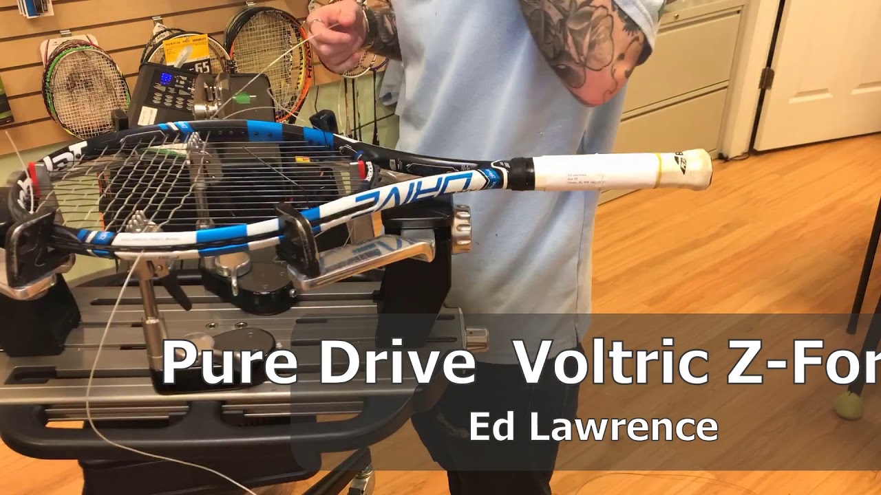 Time Lapse: How to String a Babolat Pure Drive Tennis Racquet - YouTube