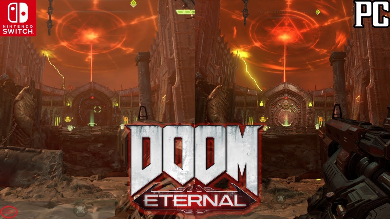 Doom Eternal - Switch VS PC [Comparison] - YouTube