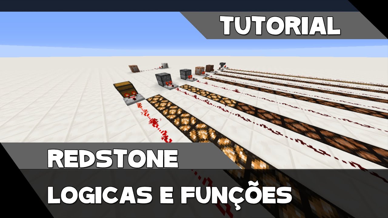 [Tutorial]Logicas e Funções dos Itens de Redstone-Minecraft - YouTube
