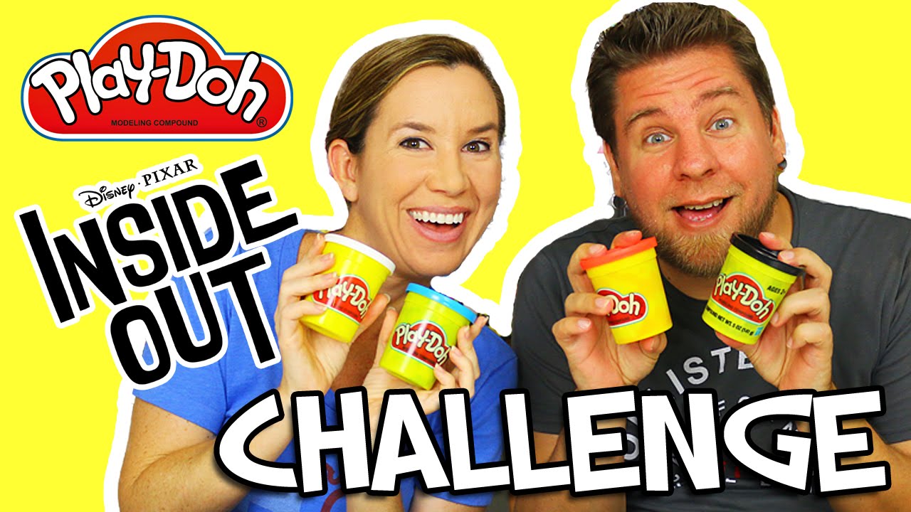 Play Doh Challenge Inside Out - YouTube