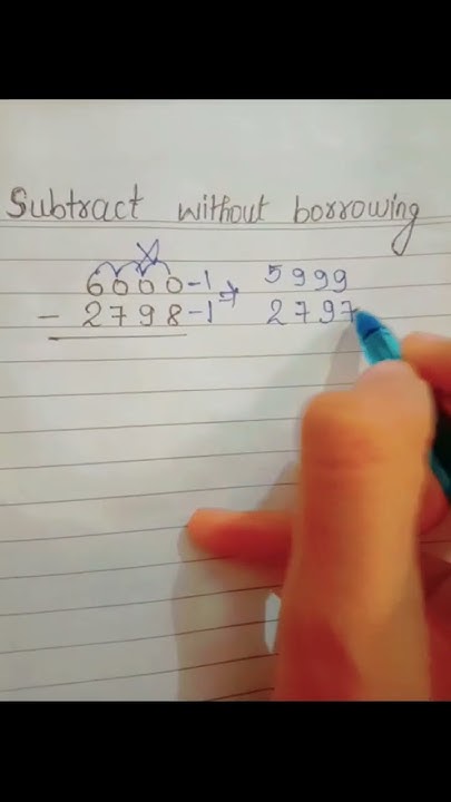 How to subtract without borrowing ? || Easy and Useful Trick || # ...