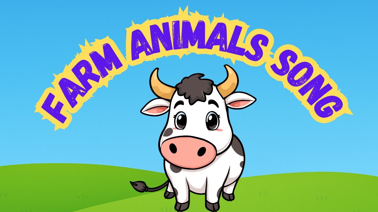 Farm Animals Song for Kids | Learn Animal Sounds with Fun Toddler ...
