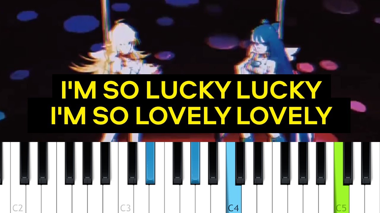 LUCKY TWICE - LUCKY i'm so lucky lucky, i'm so lovely lovely (Piano ...