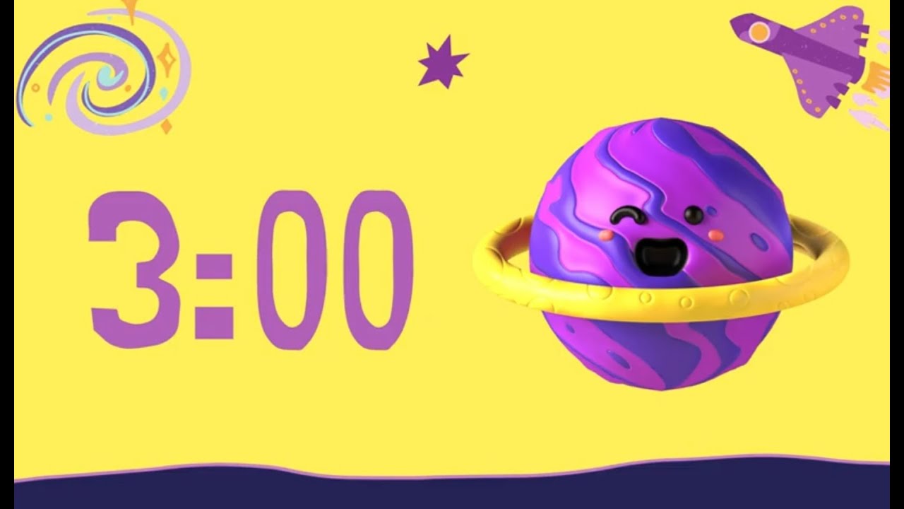 3 Minute Science/Space Theme Timer with Music - YouTube