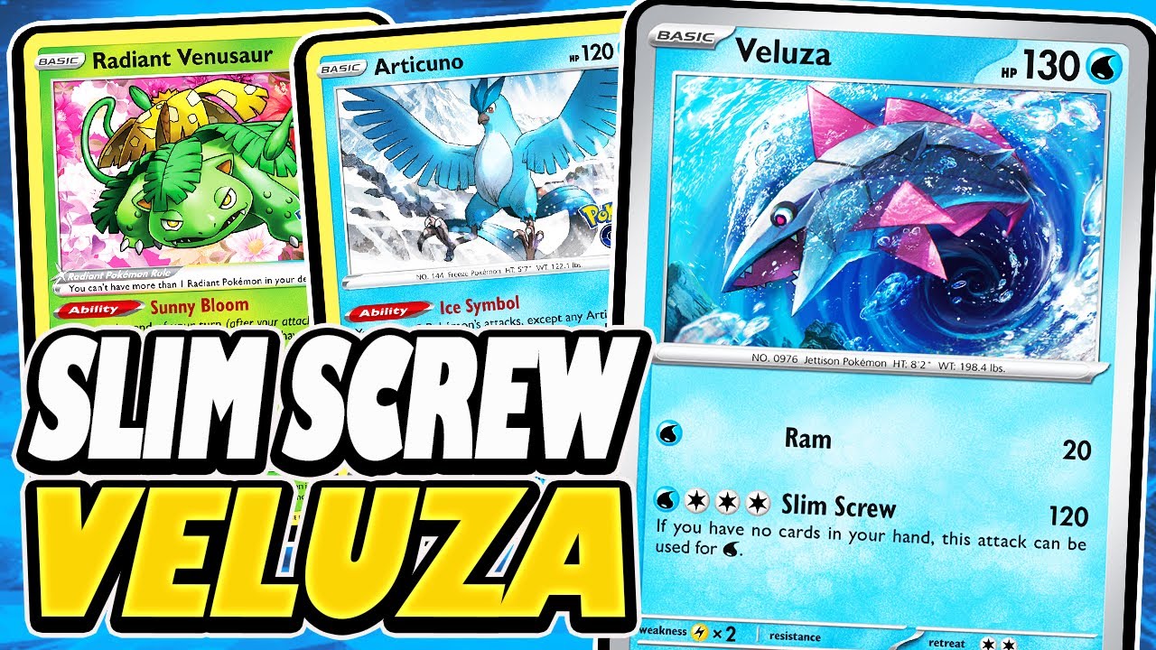 NO HAND = BIG DAMAGE | Slim Screw Veluza Deck Profile Pokemon TCG Live ...