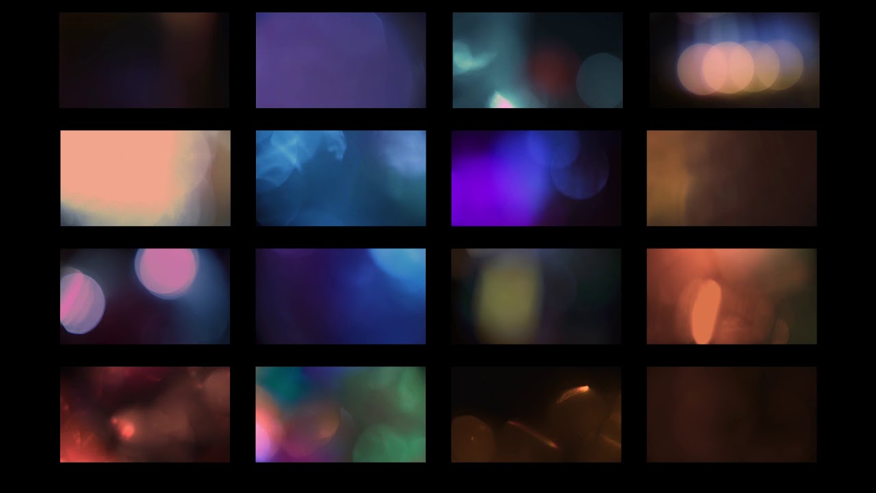 75 Real Light Leaks and Bokeh - Full length footage preview - YouTube