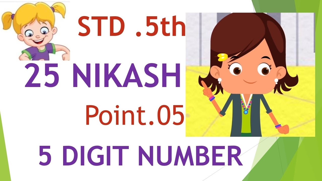 25 NIKASH/FIVE DIGIT NUMBERS READING WRITING PRACTICE/STD.5TH/ POINT NO ...