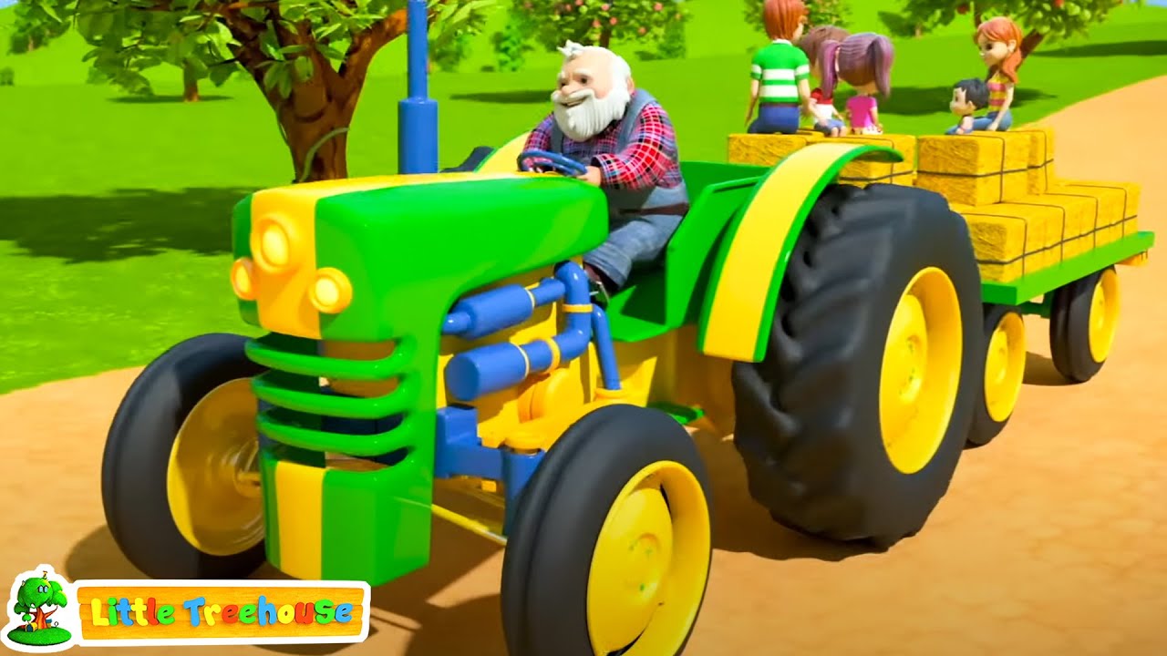 Roues sur le Tracteur Comptines et Chansons pour les Enfants et bébés ...