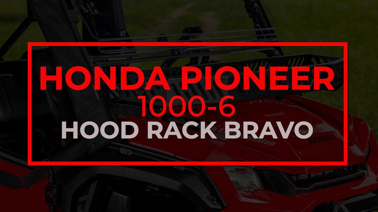 How to Install SuperATV's Hood Rack Bravo for the Honda Pioneer 1000-6 ...