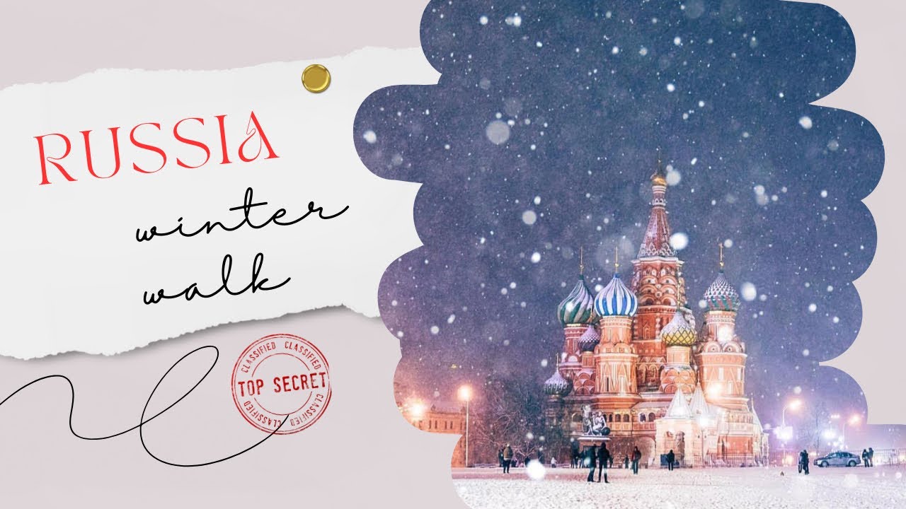 Russia's Winter Magic: Walk Through the Snowy Streets of Moscow - YouTube