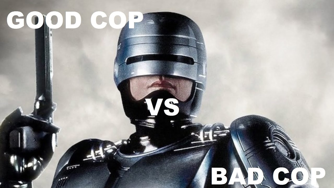 Good Cop Vs Bad Cop: The BEST Robocop mirror of all time - YouTube