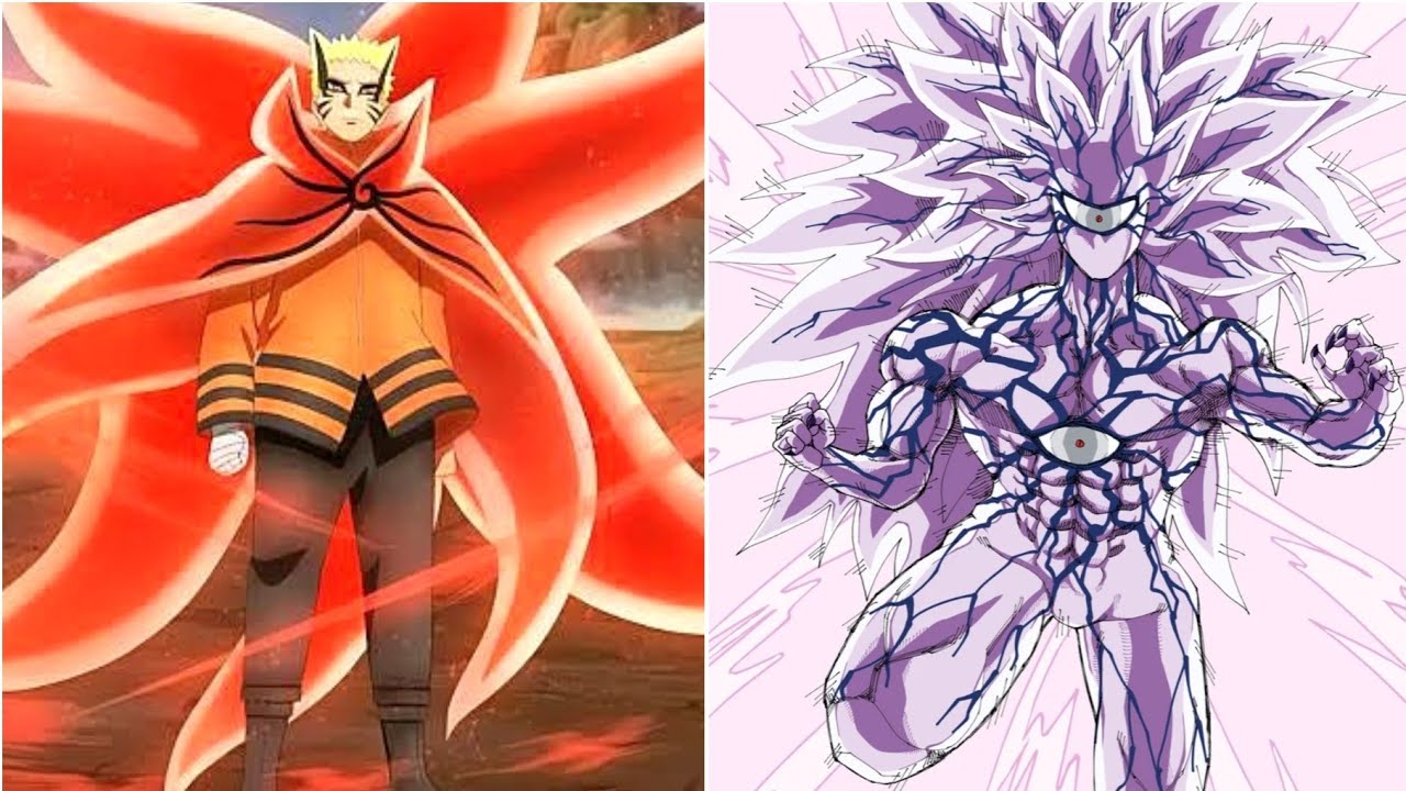 Naruto Baryon Mode VS Boros Final Form (One Punch Man) | Fan Animation ...