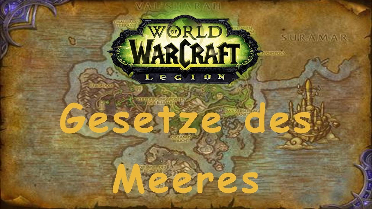 World of Warcraft Quest: Gesetze des Meeres (Horde) - YouTube