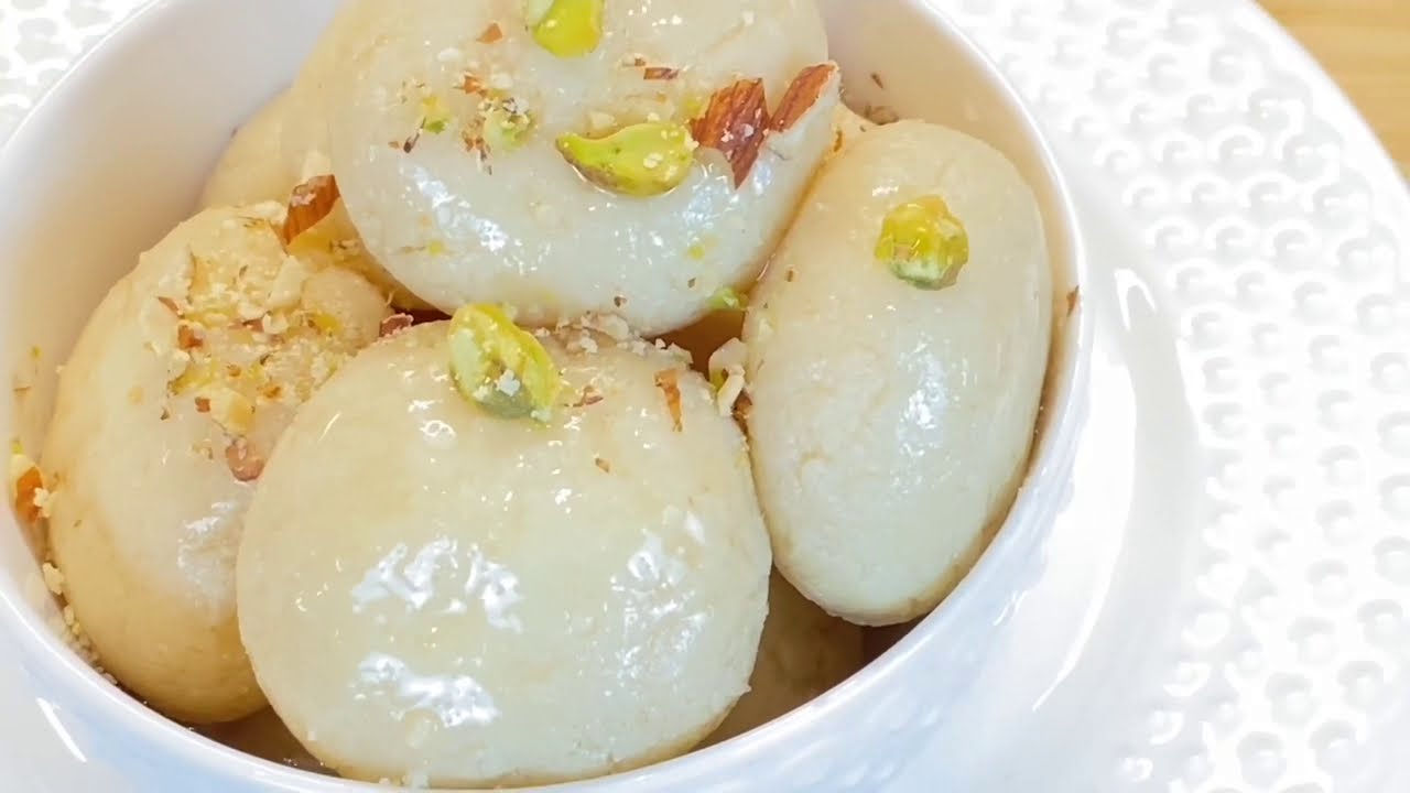 Rasgulla recipe | Quick and easy Rasgulla recipe in Urdu by TRF - YouTube