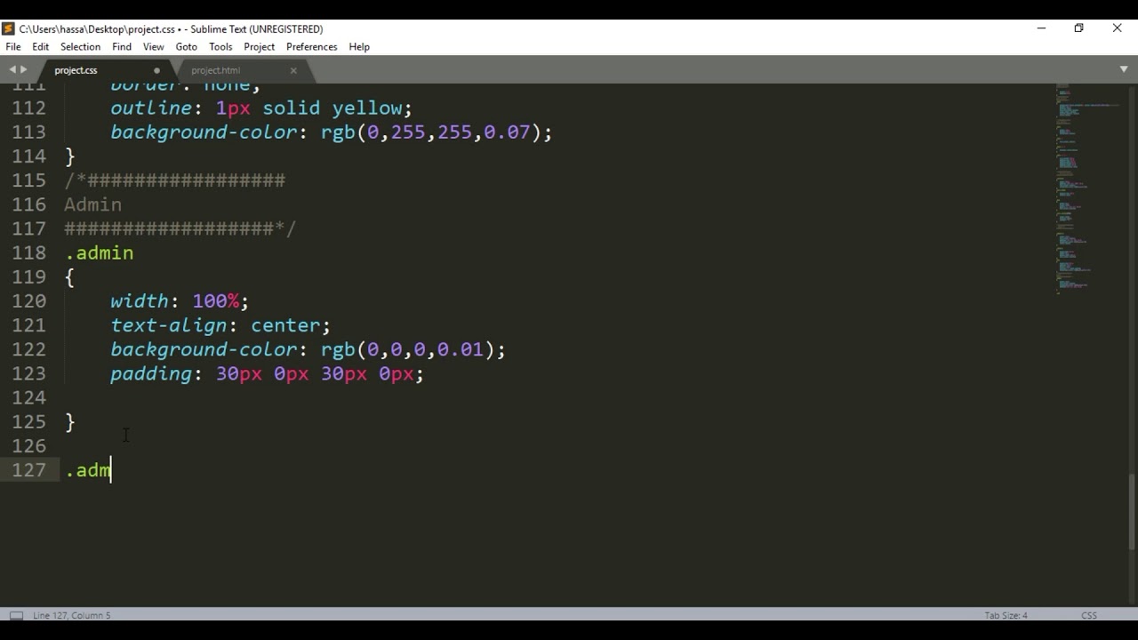 Web Project Using Html And Css Part 3 Youtube
