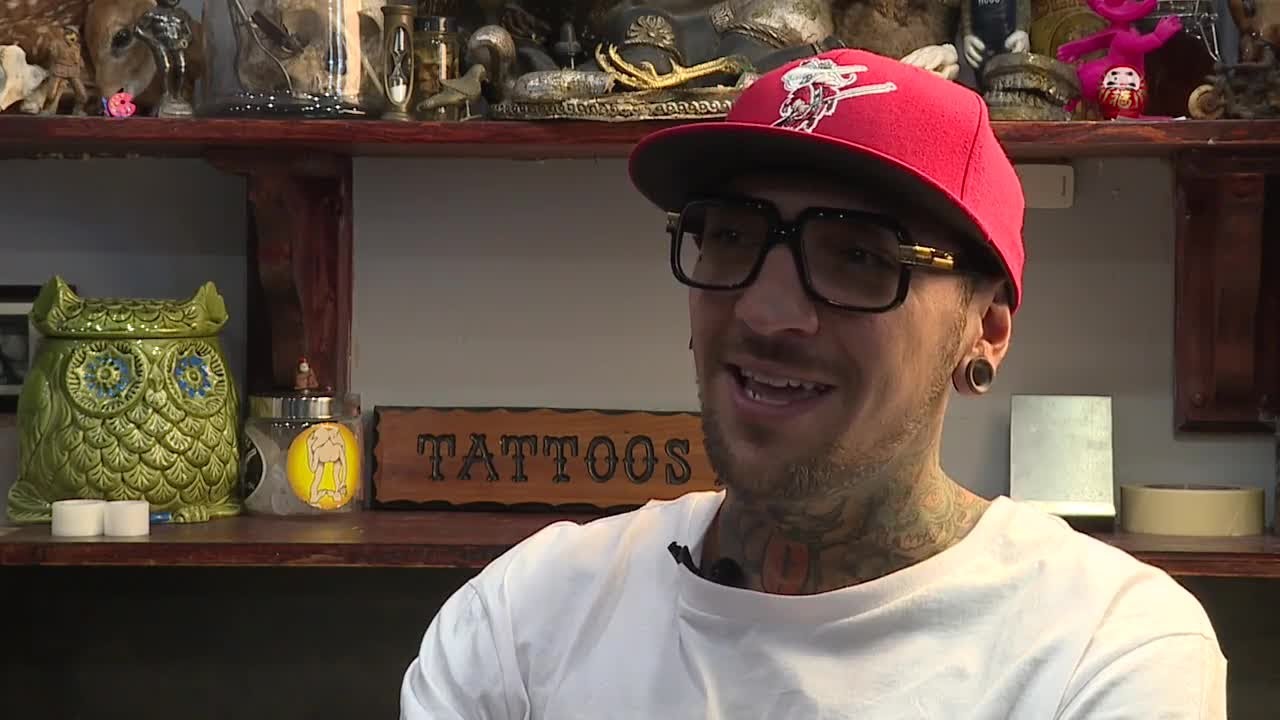 Local tattoo artist has a serious chance of winning "Ink Master" - YouTube