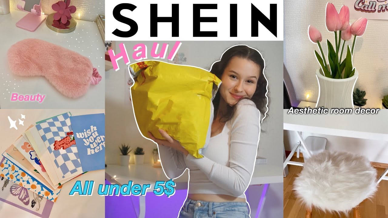 SHEIN HAUL | Under 5$ aesthetic/Pinterest decor, beauty & more - YouTube