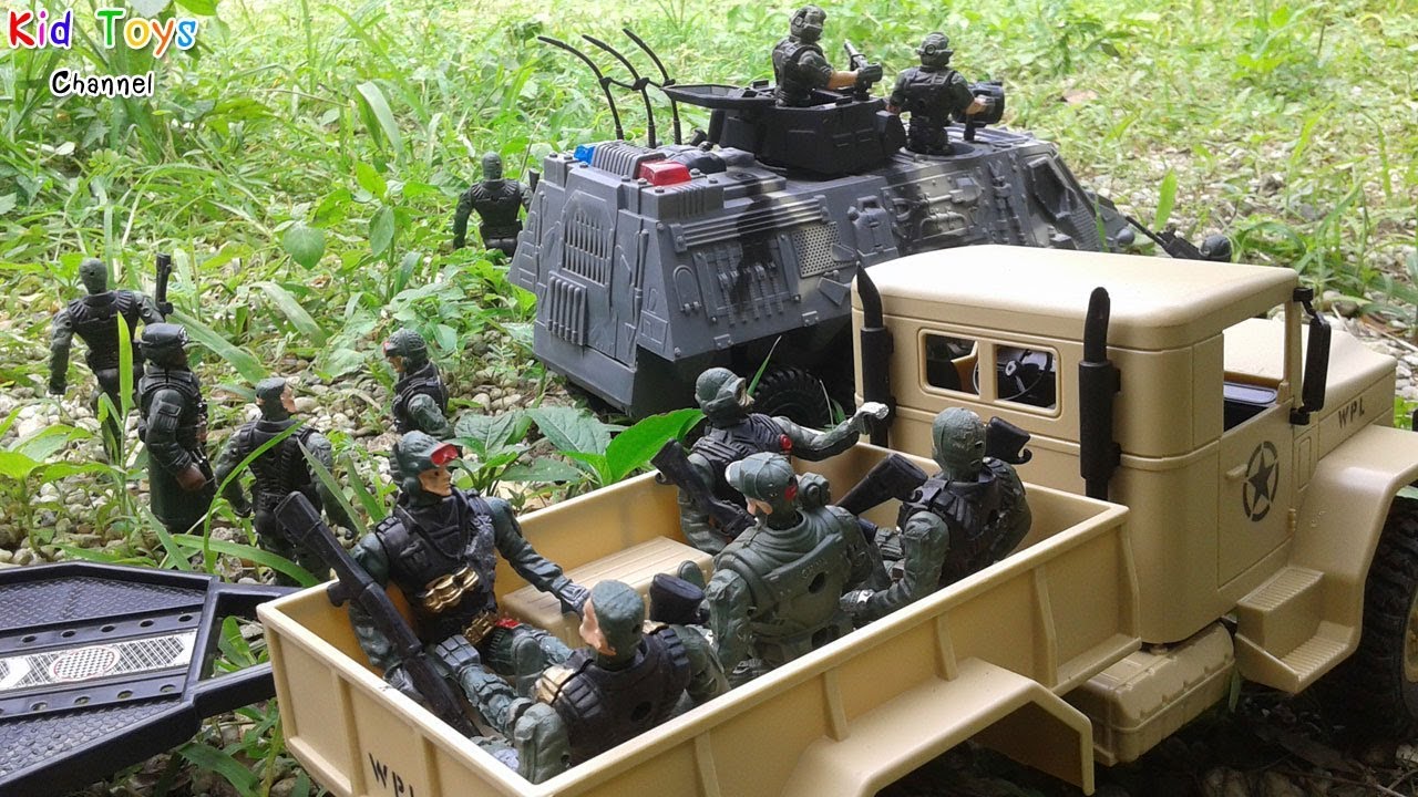 RC Military truck Military vehicles Toys soldiers Trucks & Armoured ...