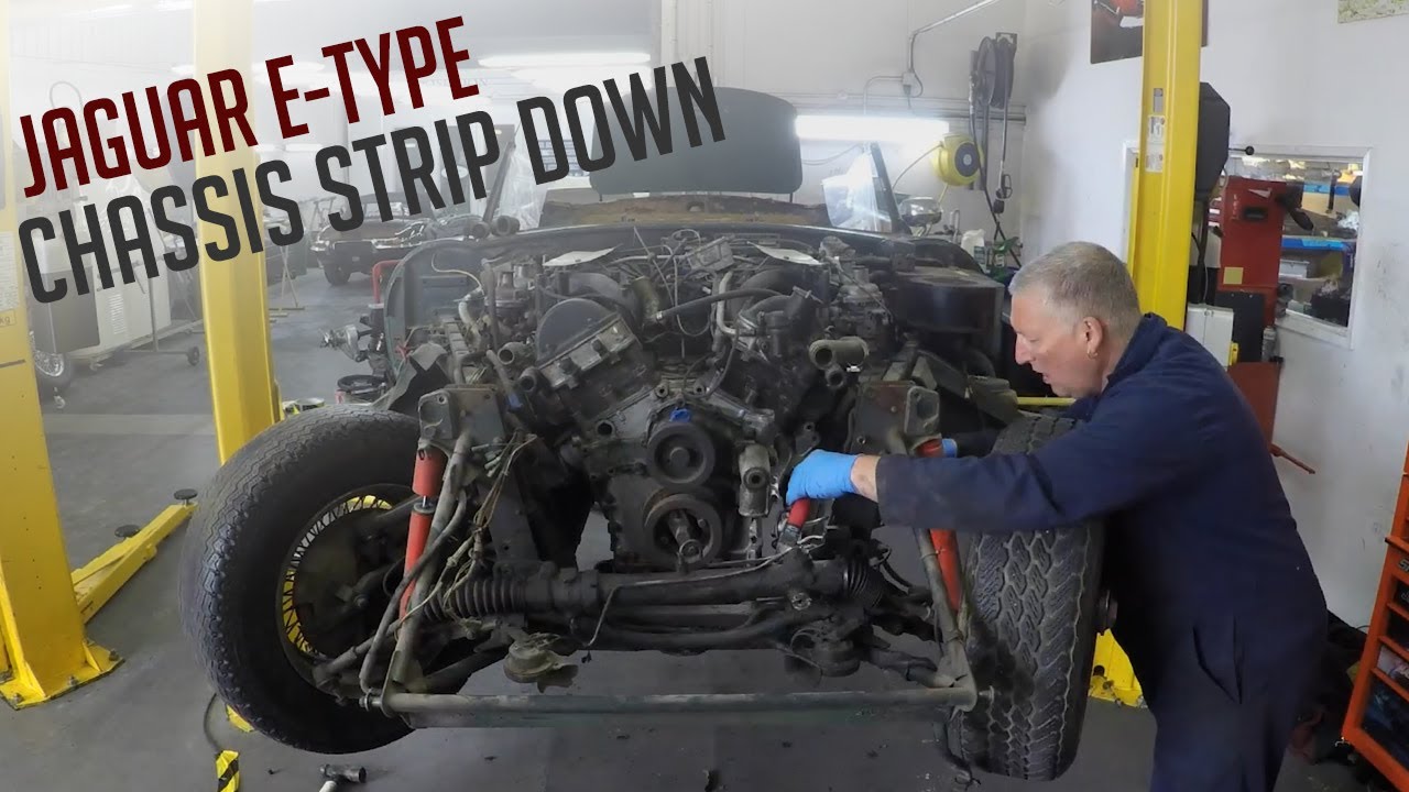 Jaguar E-Type Series 3 | Chassis Strip Down - YouTube