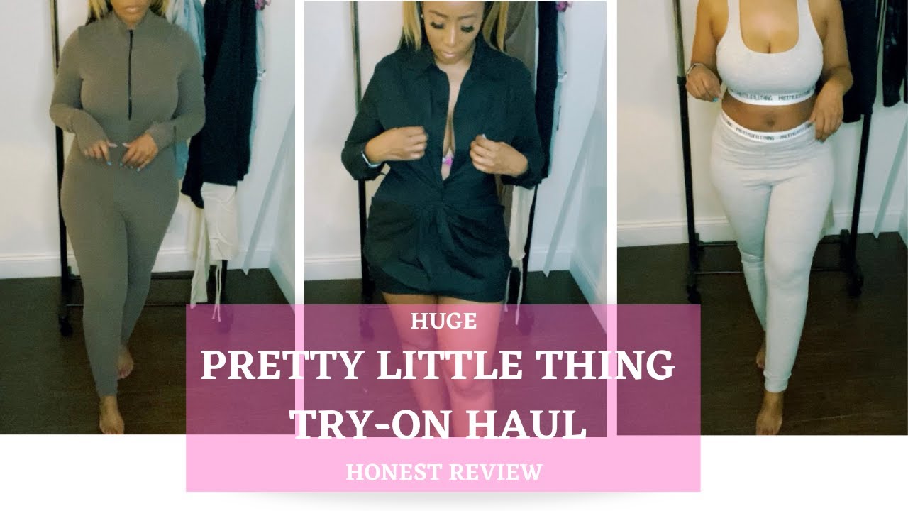 Huge Pretty Little Thing Try On Haul | Honest Review - YouTube