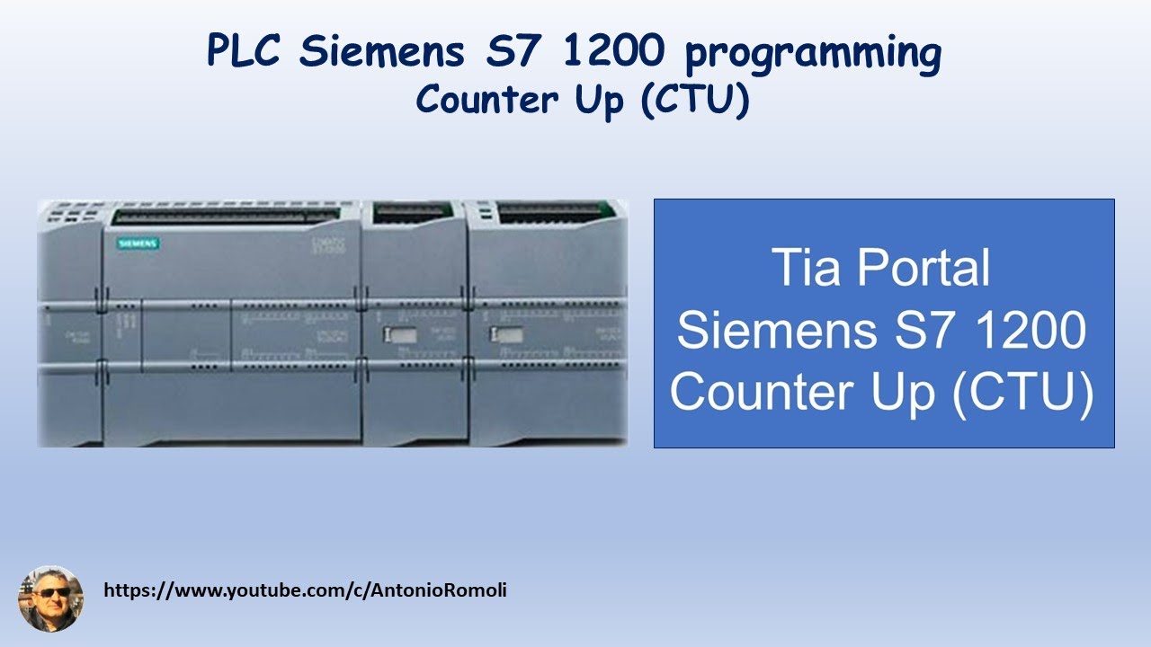 Tia Portal Siemens S7 1200 Counter up (CTU) of with Tia Portal. - YouTube