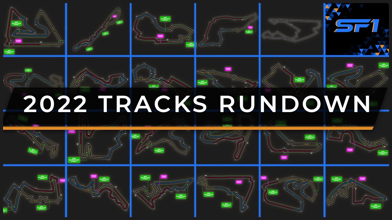 2022 F1 Season Track Rundown By SimplyF1 - YouTube