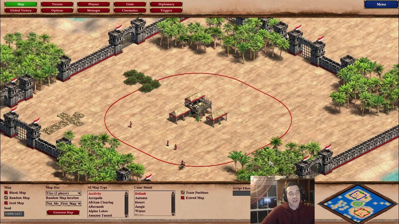 Let's Make Your First AOE2:DE Random Map Script Together! - YouTube