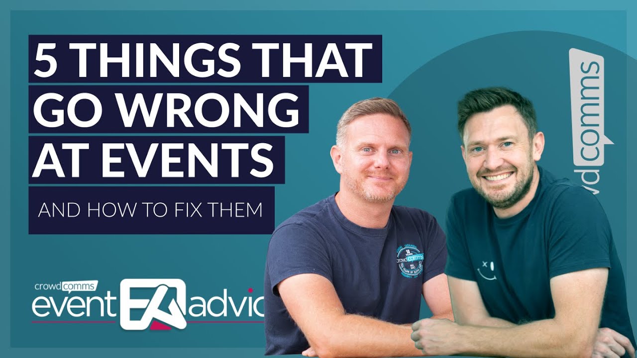 5 Things that go wrong at Corporate Events (and how to fix them) - YouTube