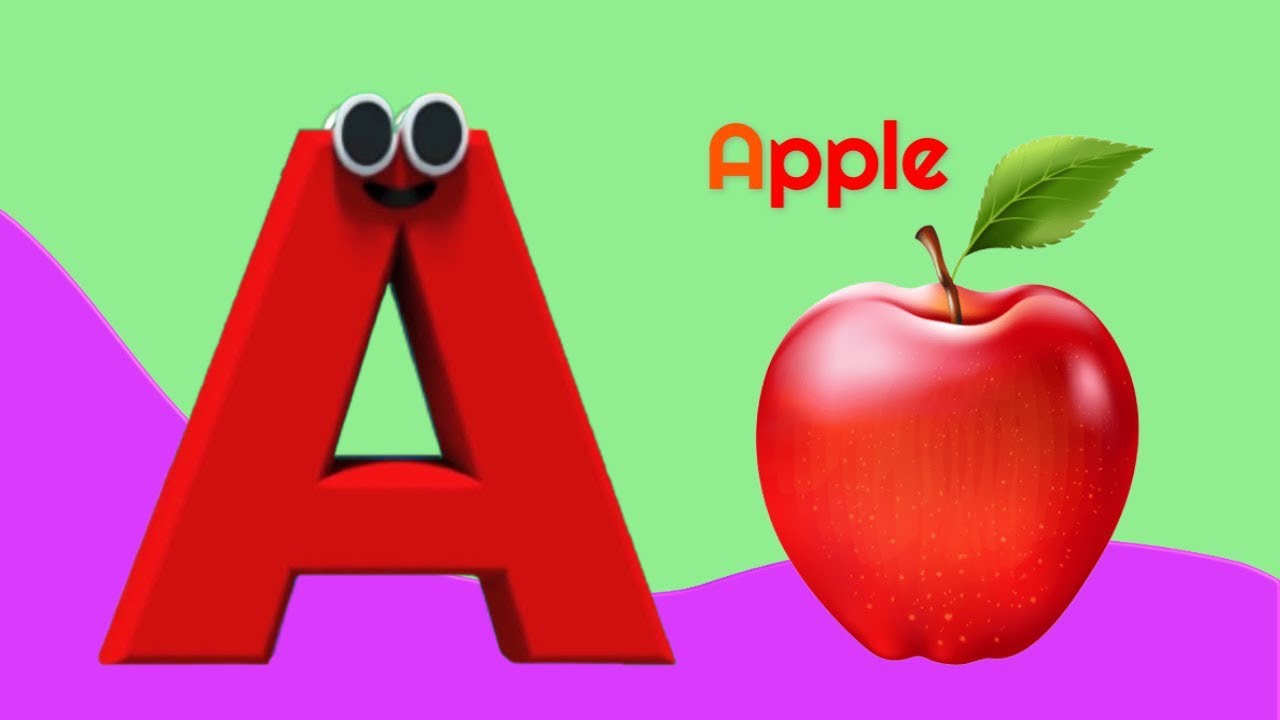 Phonics Song A for Apple | Fun Alphabet Song for Kids | Learn ABCs with ...