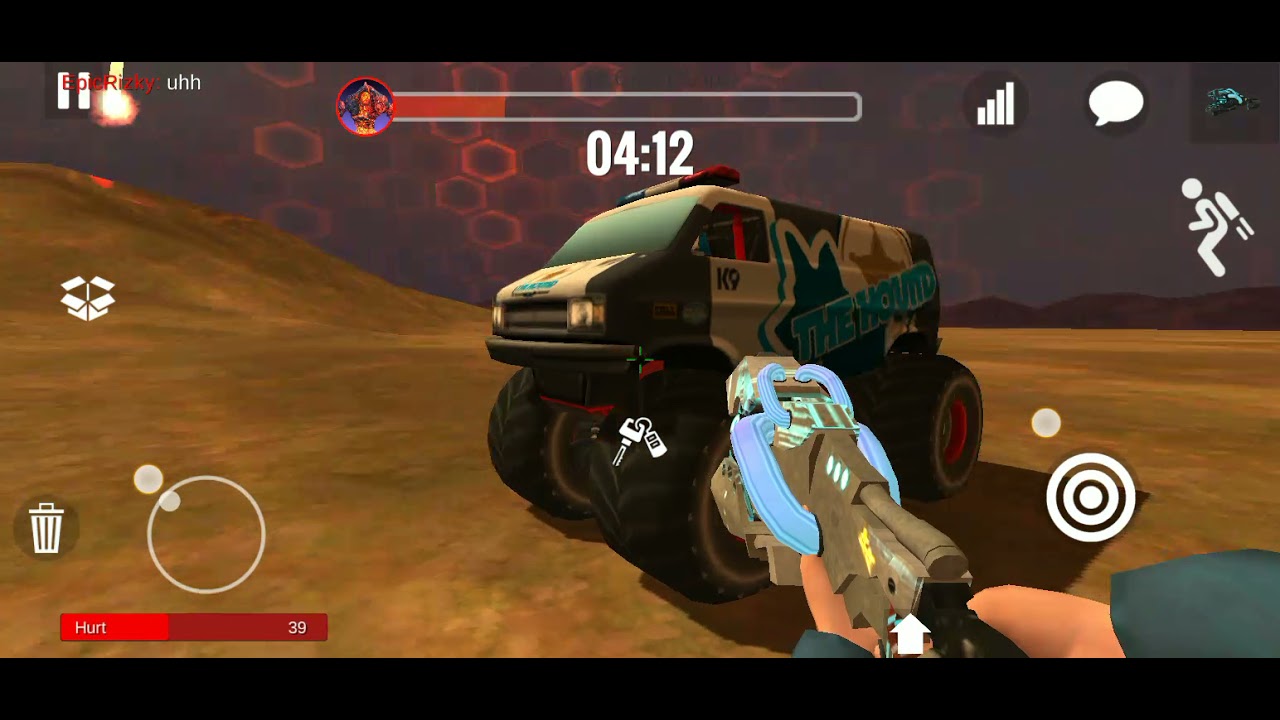 Playing Ultimate SandBox And beat the Volcano Boss - YouTube