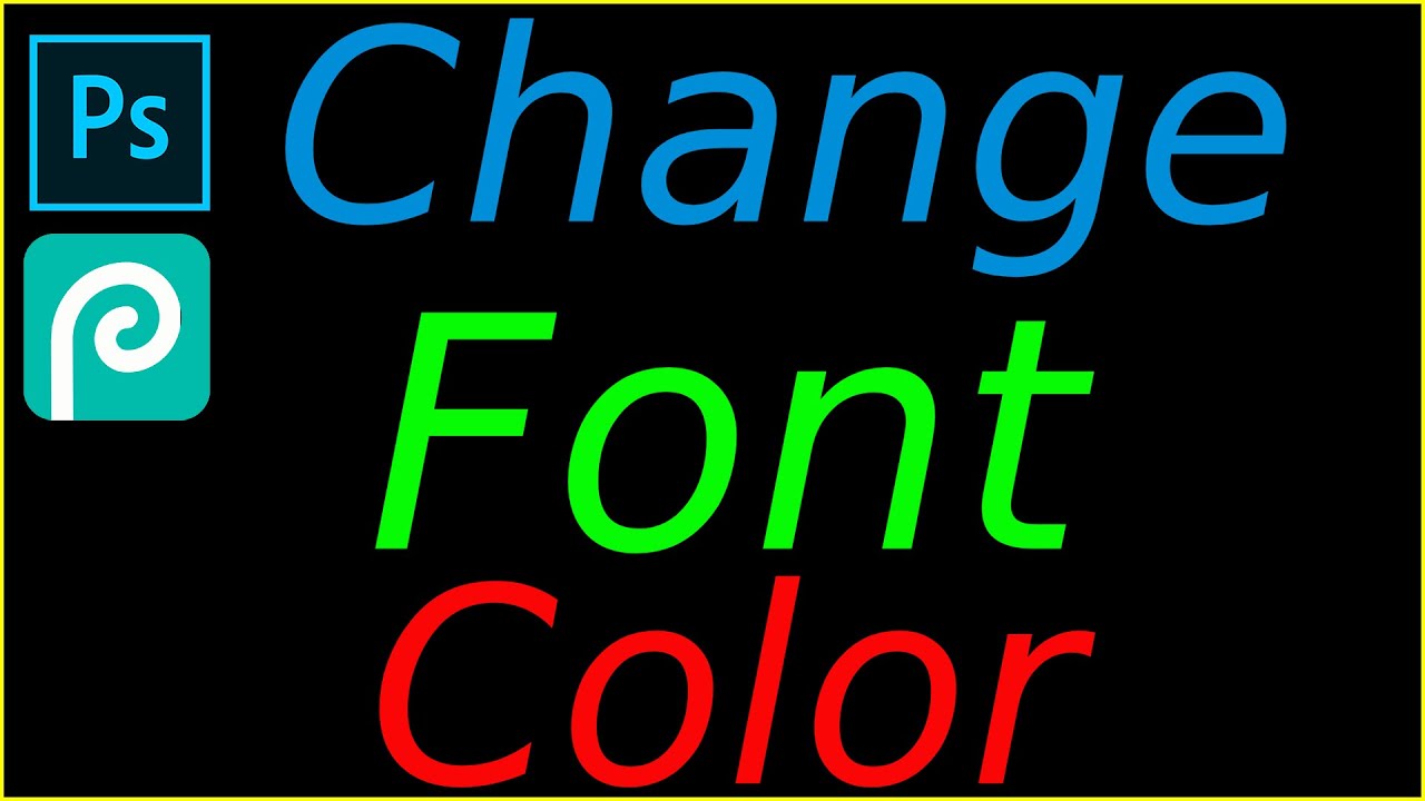 Photopea me text ka Colour kaise change kare | How to change text color ...