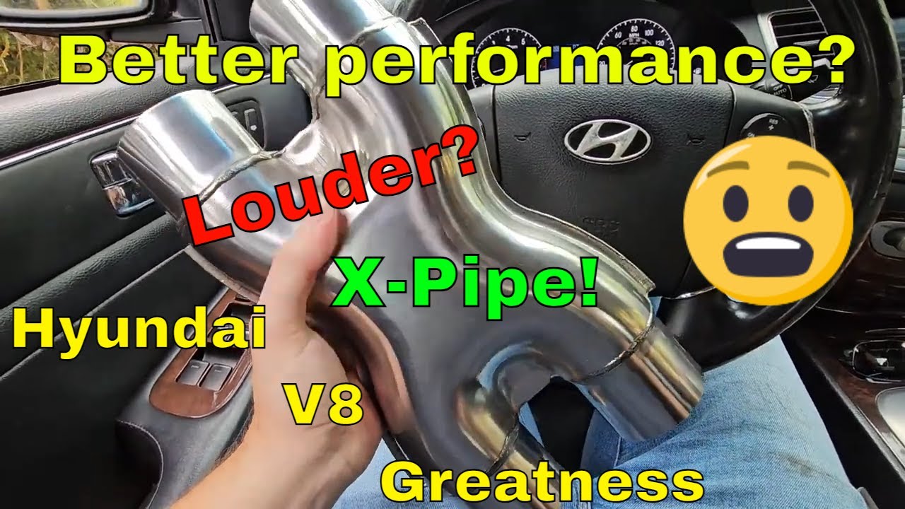 Unleashing The Power With A Brand New X-pipe! - V8 Genesis Sedan - YouTube
