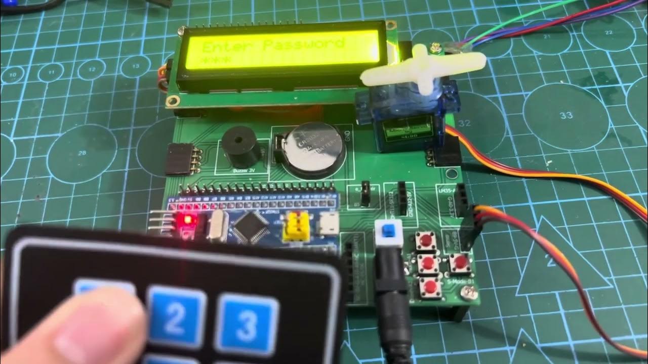 [DevKit Stm32F103] Bài 1: Đóng Mở Cửa Tự Động Dùng Keypad - YouTube