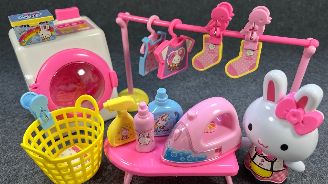 10 Minutes Satisfying with Unboxing Cute Hello Kitty pink laundry set ...