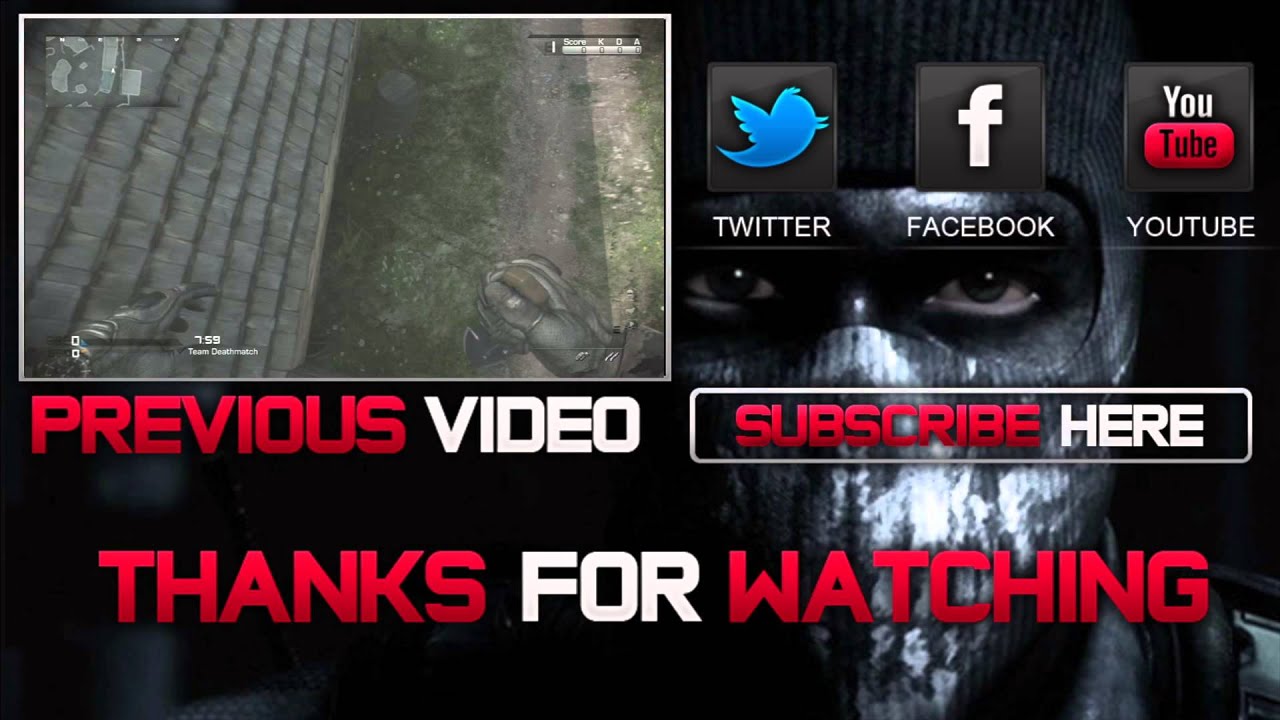 Call of Duty: Ghosts - My new Outro! - YouTube