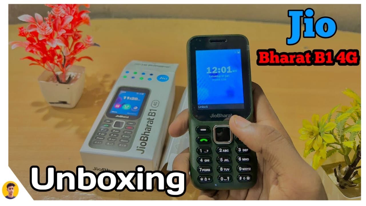 Jio Bharat B1 4G Keypad phone Full Details Review Unboxing |cheapest 4G ...