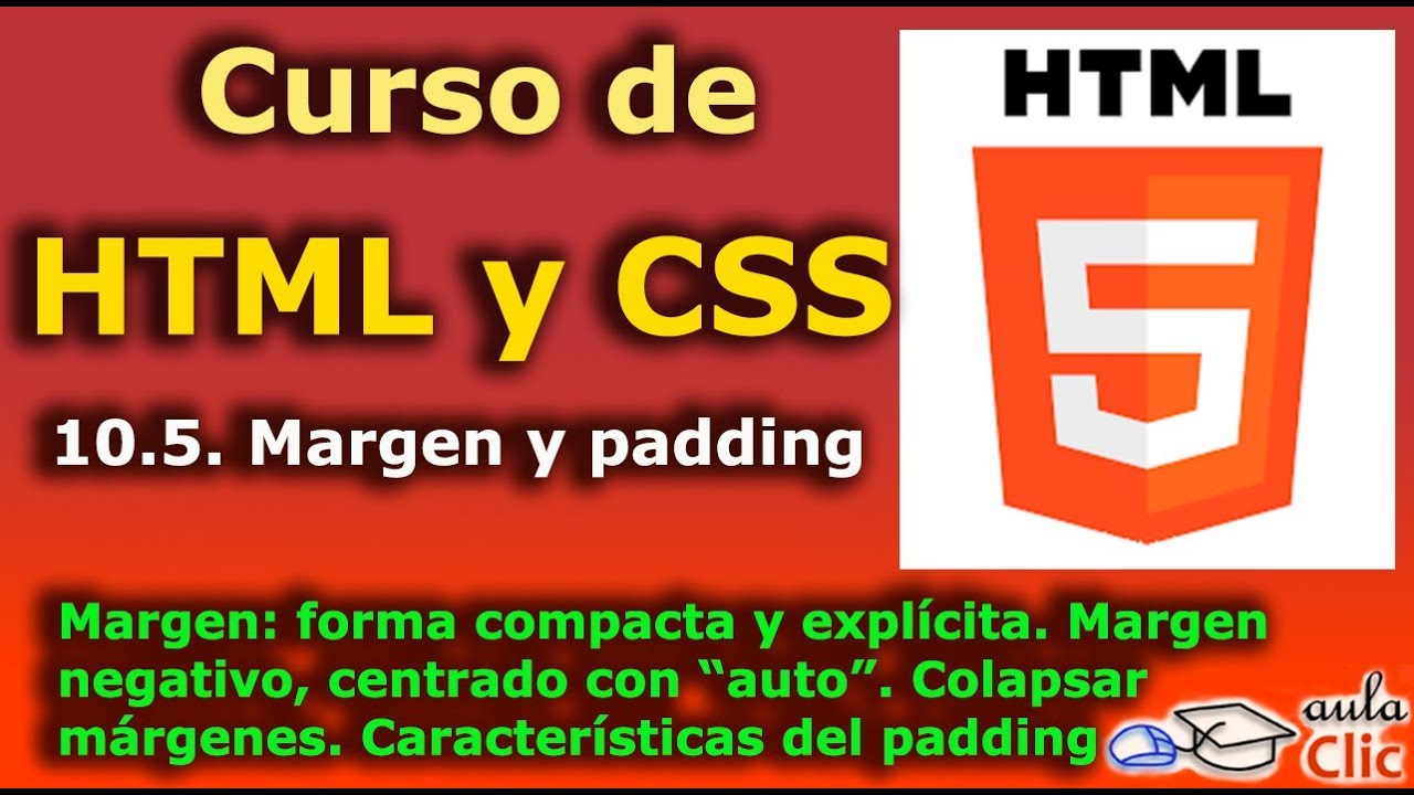 Curso de HTML y CSS. 10.5. Margen y padding. - YouTube