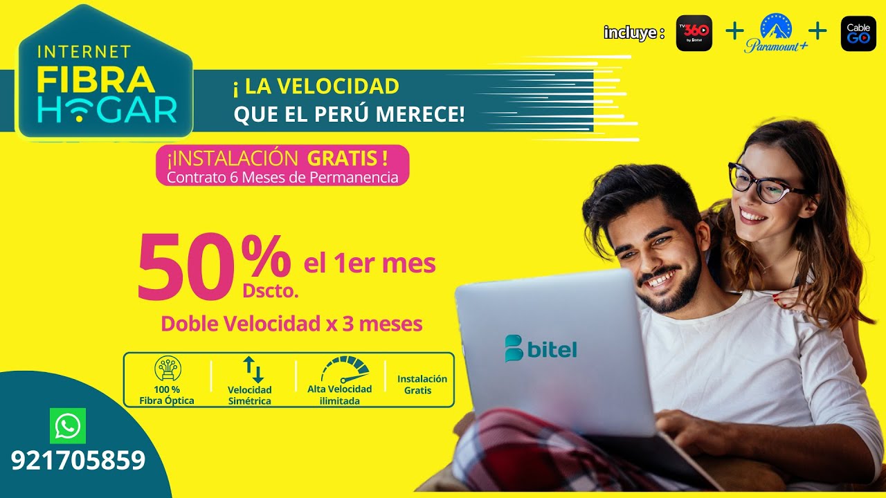 Bitel internet Hogar #bitel - YouTube