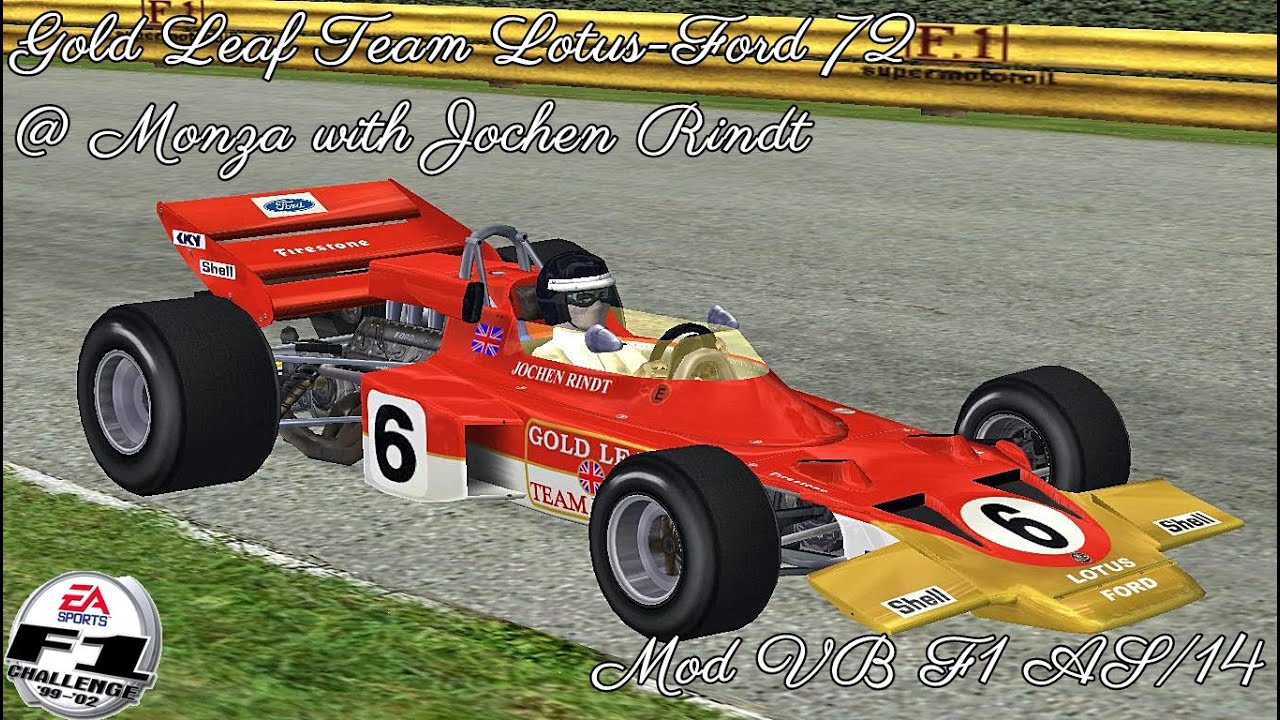 [F1C] Gold Leaf Team Lotus-Ford 72 @ Monza with Jochen Rindt | Mod VB ...