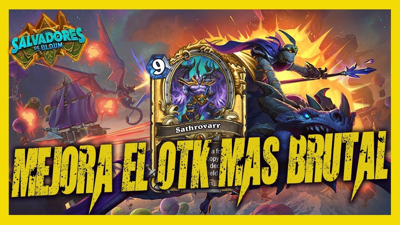 PALADÍN SHIRVALLAH OTK 👿 MEJORADO Con SATHROVARR 😈 Salvadores De Uldum ...