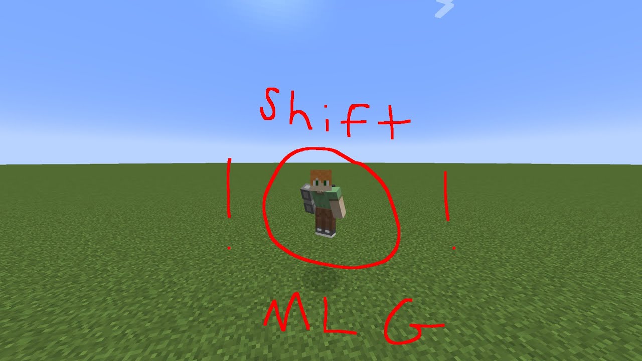 How To do the Shift MLG Minecraft 1.19.2 - YouTube