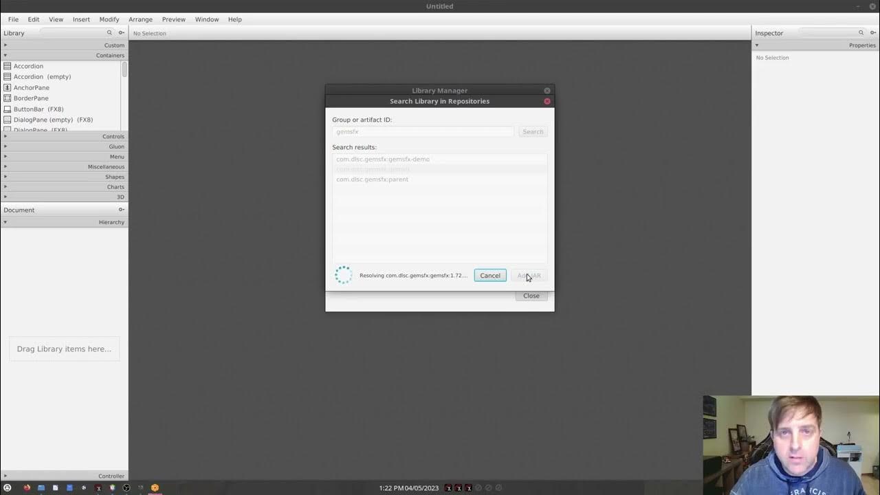 Using Gemsfx And Scenebuilder Javafx Youtube