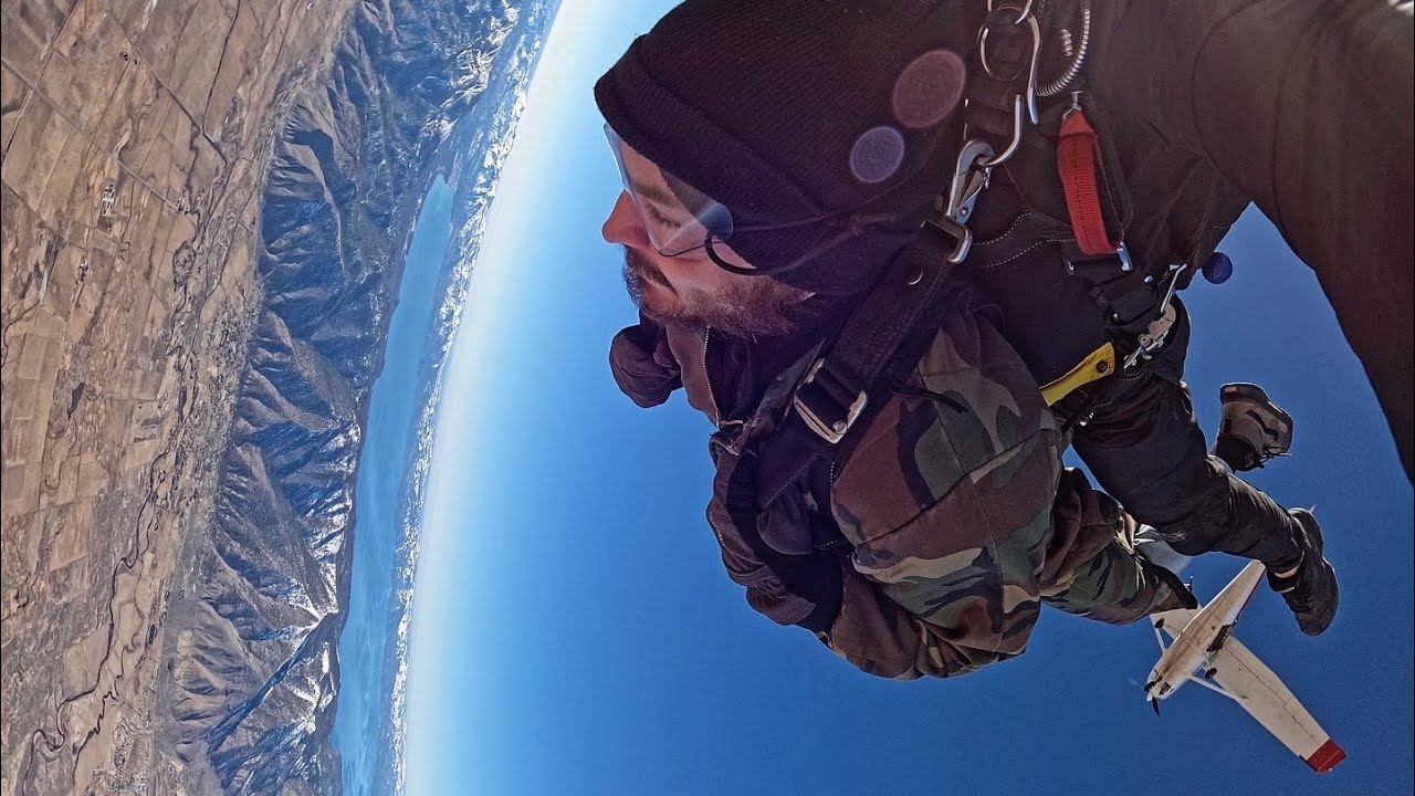 Skydiving over Lake Tahoe - YouTube
